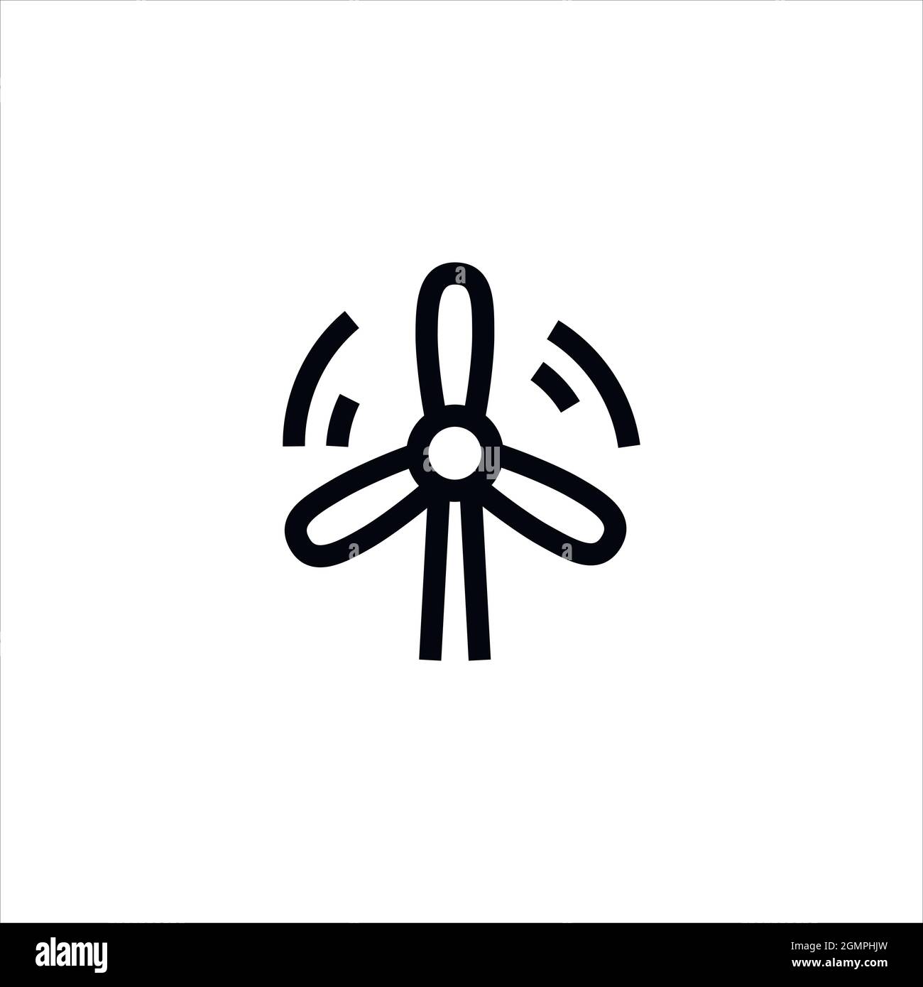Wind turbine line icon Stock Vector Images - Alamy