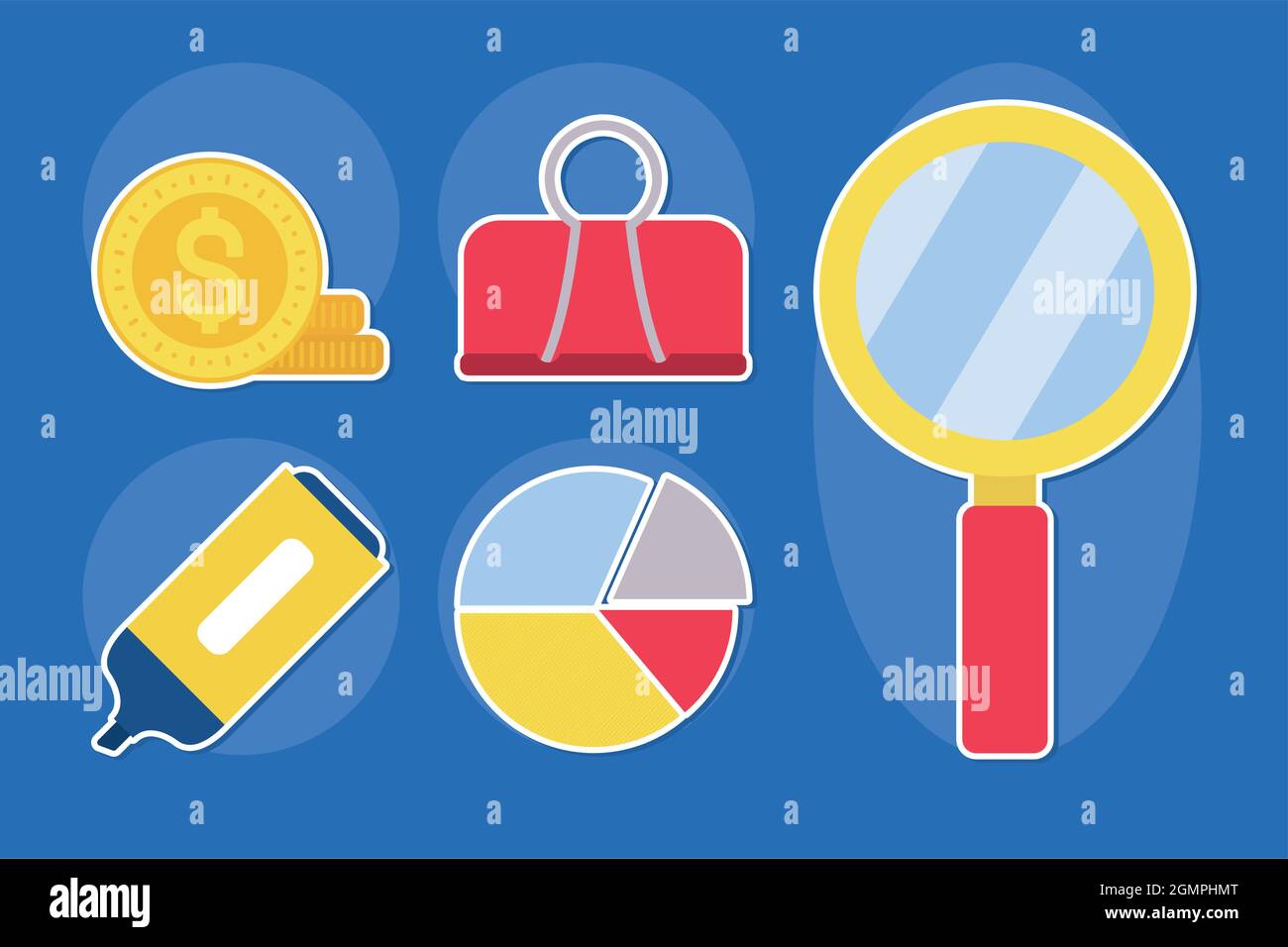 business and money icon set Stock Vector Image & Art - Alamy