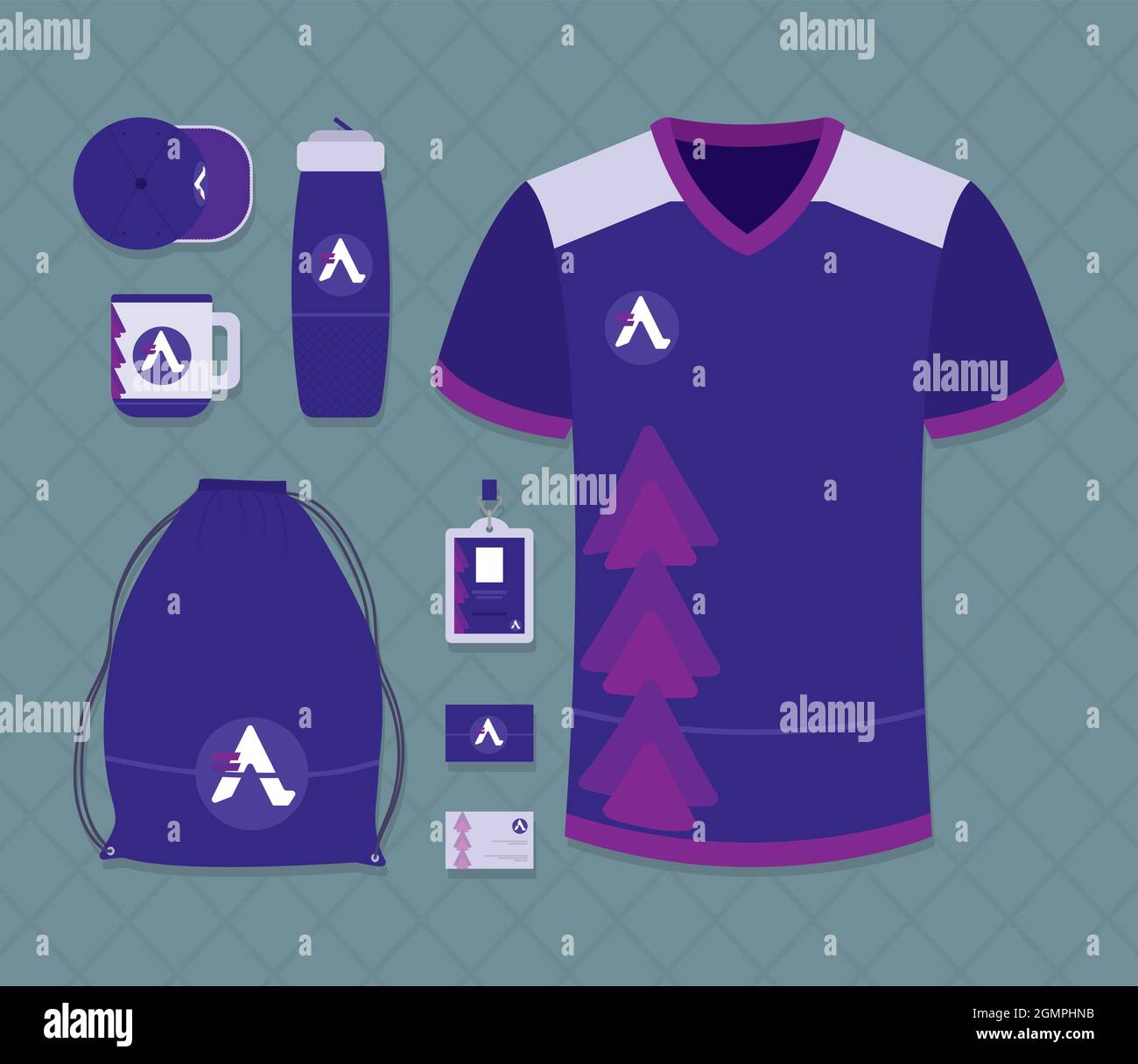 mockup of corporate identity objects Stock Vector Image & Art - Alamy