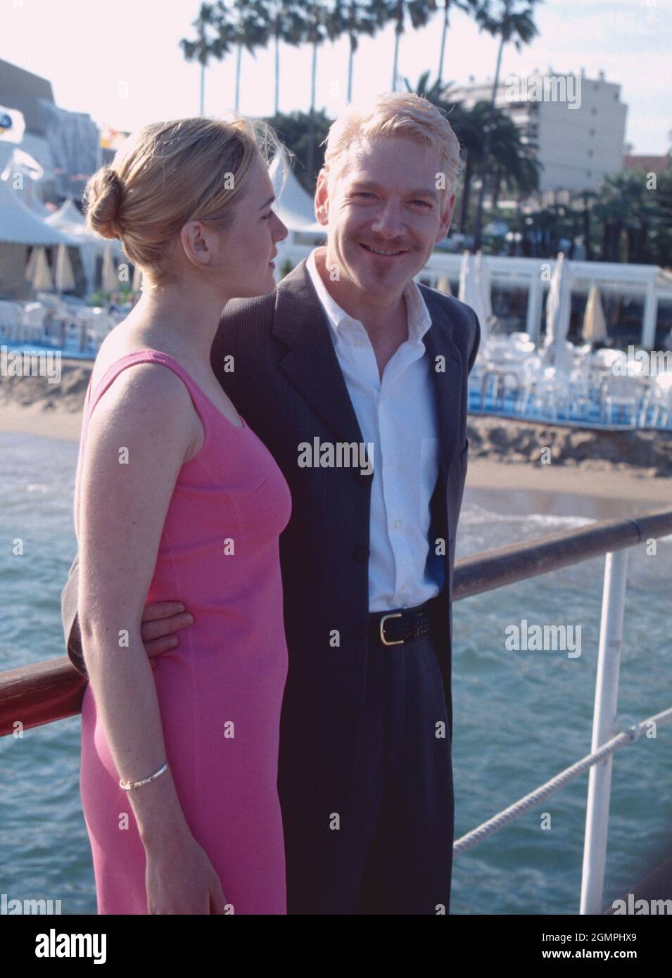 Cannes. France. LIBRARY. Kate Winslet and Kenneth Branagh promoting ...
