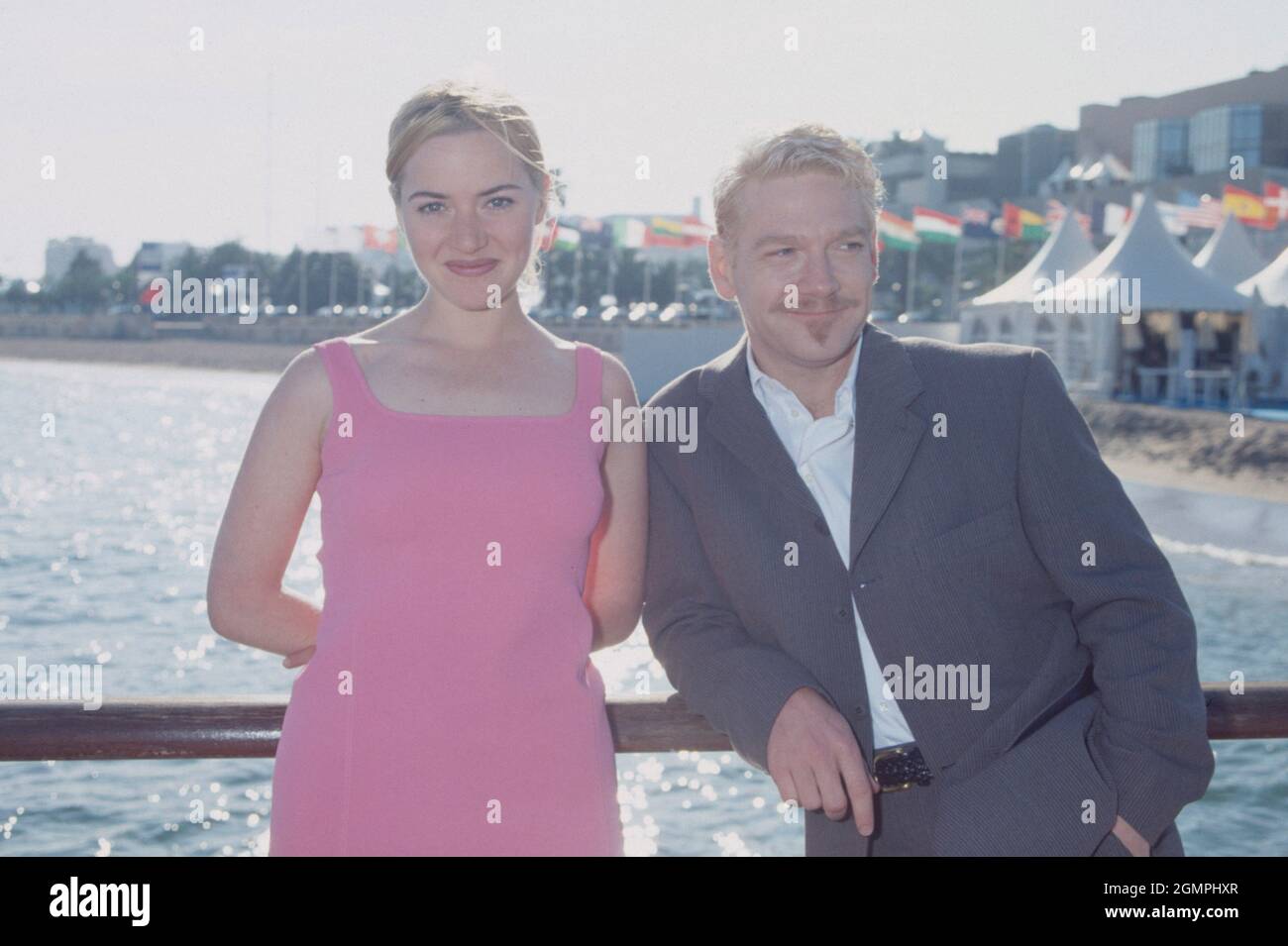 Cannes. France. LIBRARY. Kate Winslet and Kenneth Branagh promoting ...
