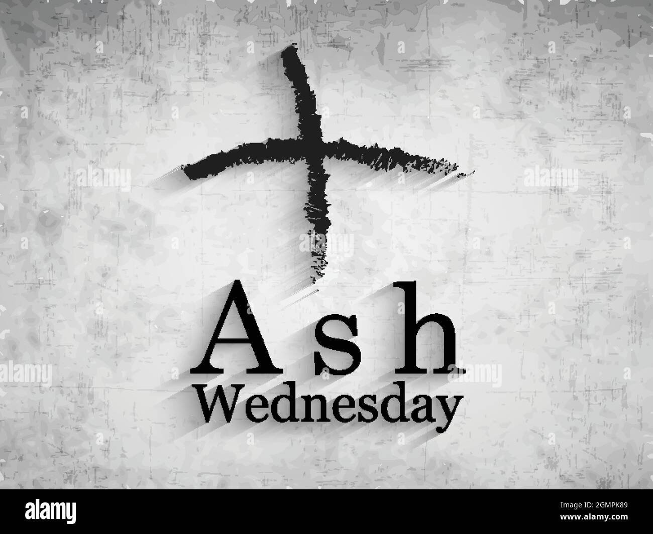 Ash Wednesday Background Stock Vector Image & Art - Alamy