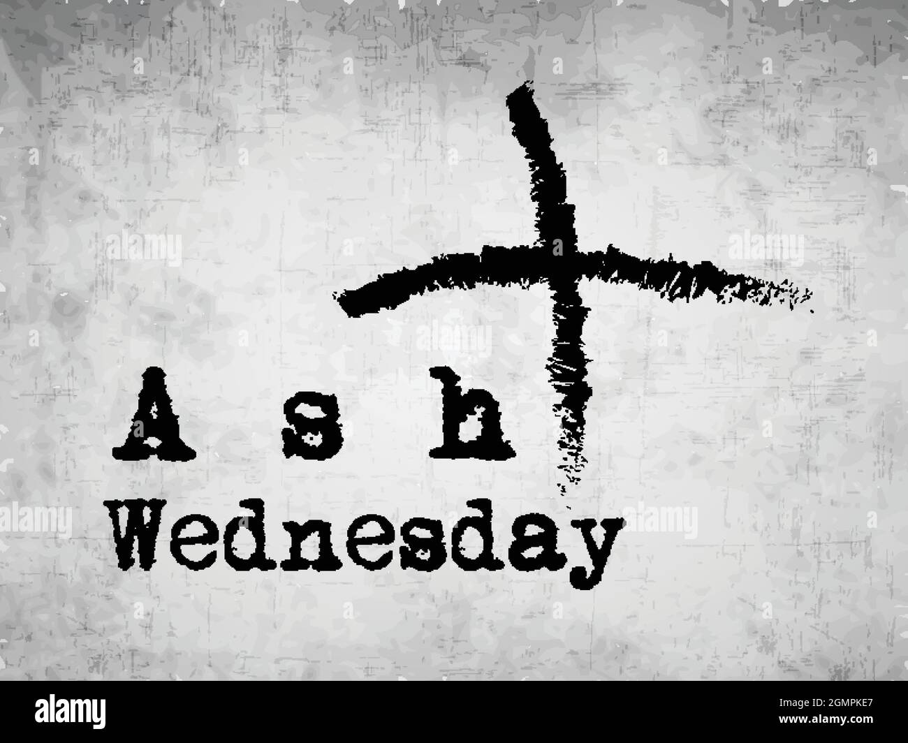 Ash Wednesday Background Stock Vector Image & Art - Alamy