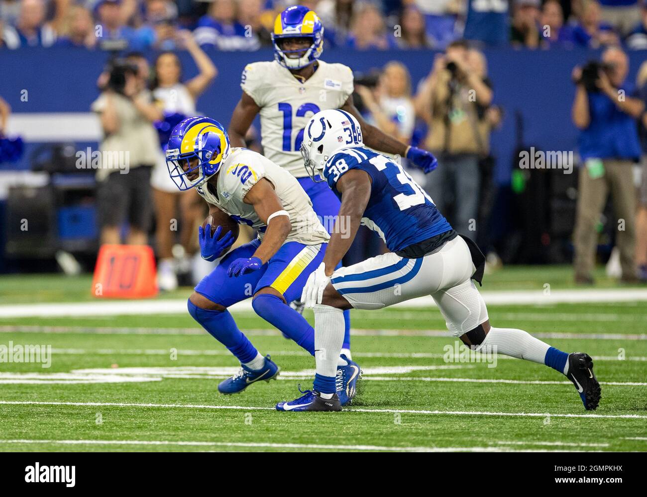 September 19, 2021: Los Angeles Rams wide receiver Robert Woods (2 ...