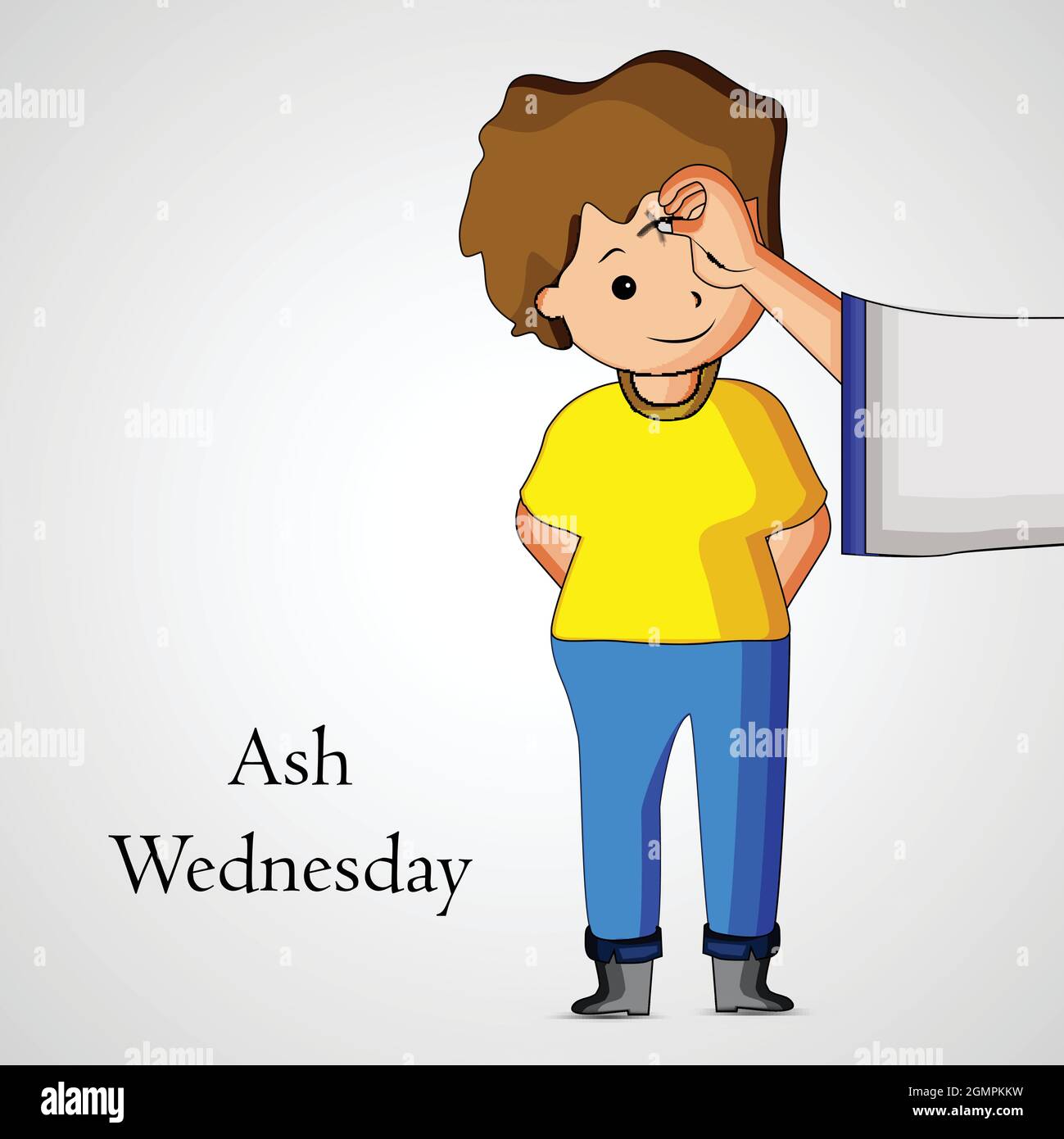 Ash Wednesday Background Stock Vector Image & Art - Alamy