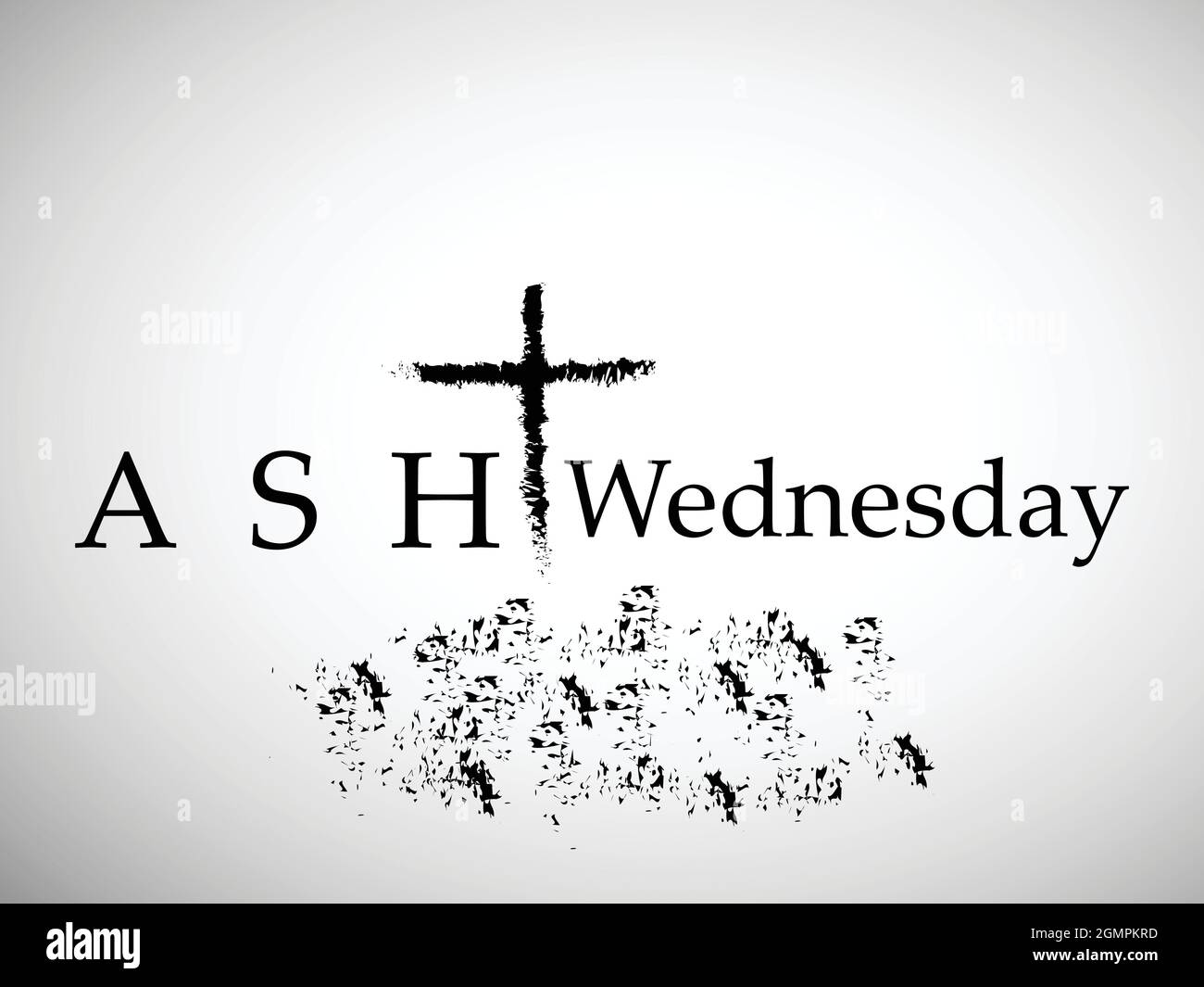 Ash Wednesday Background Stock Vector Image & Art - Alamy