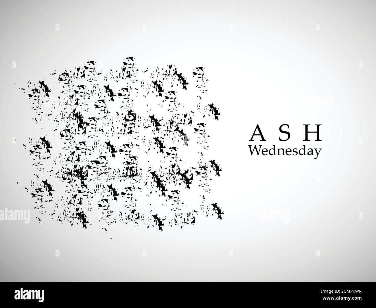 Ash Wednesday Background Stock Vector Image & Art - Alamy