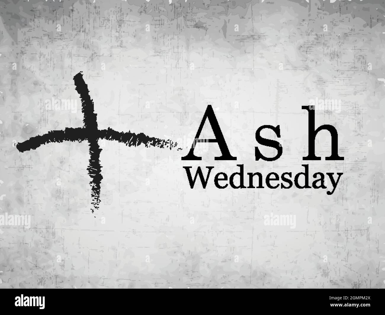 Ash Wednesday Background Stock Vector Image & Art - Alamy