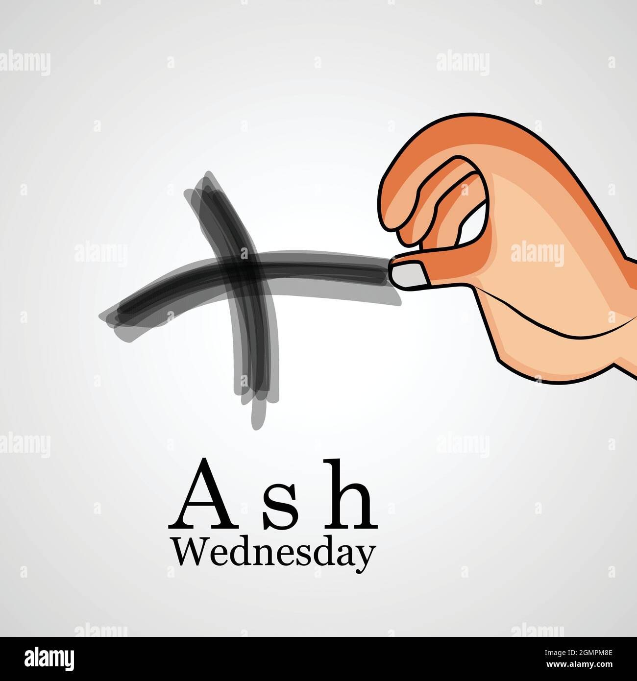 Ash Wednesday Background Stock Vector Image & Art - Alamy