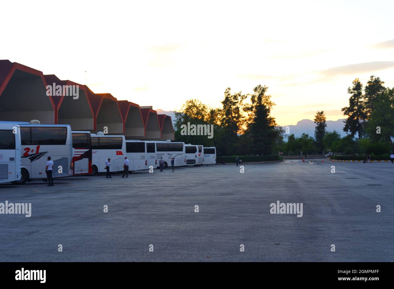 Antalya Interurban Bus Terminal Stock Photo - Alamy