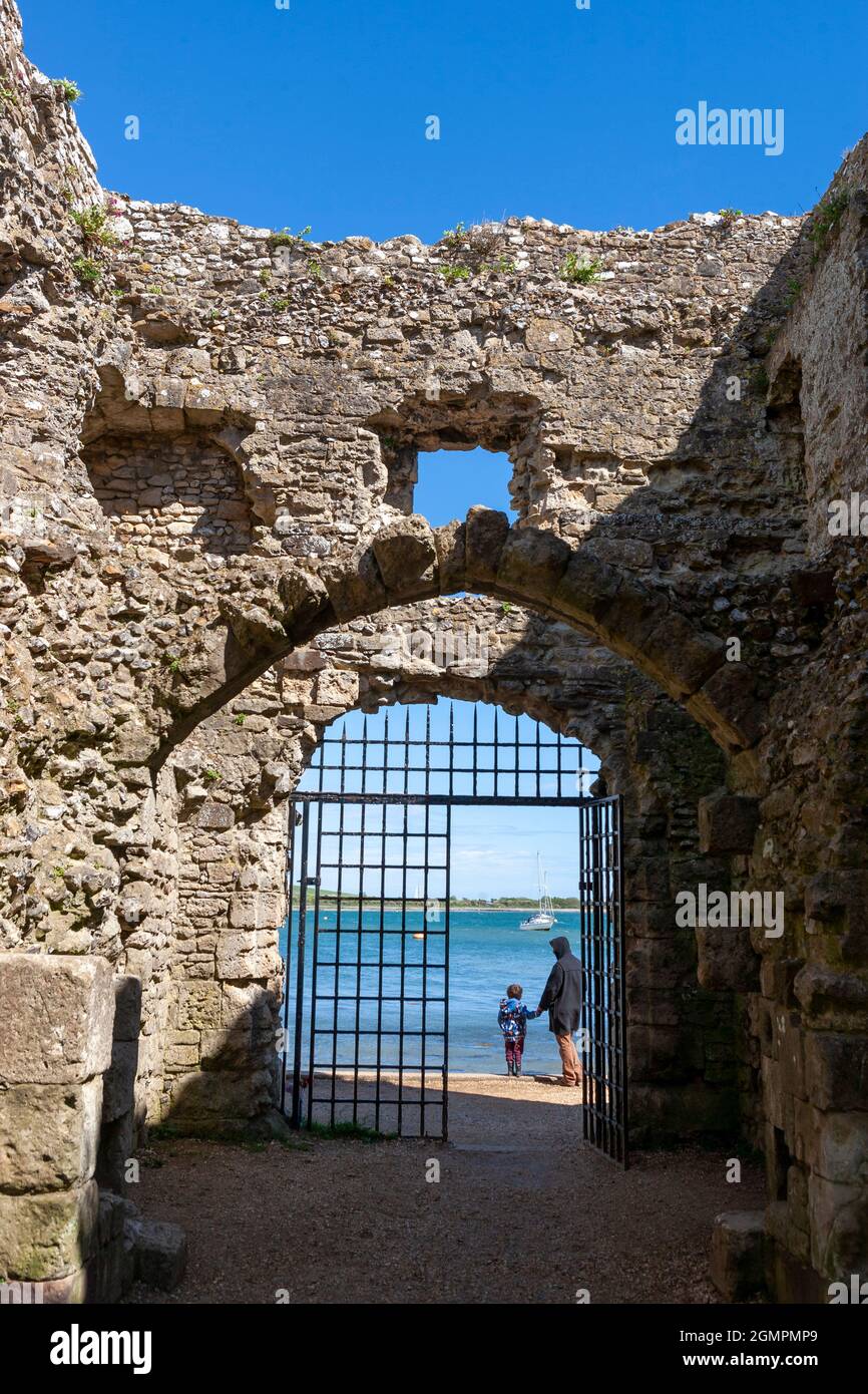 The Watergate, substantially rebuilt in the 14th century, piercing the ...