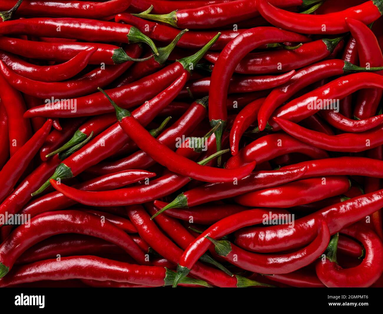 Red hot chili peppers background. Texture of raw spicy chilli pepper ...