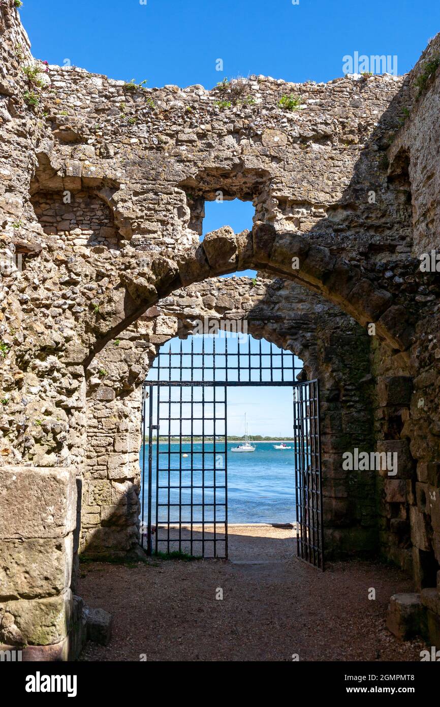 The Watergate, substantially rebuilt in the 14th century, piercing the ...
