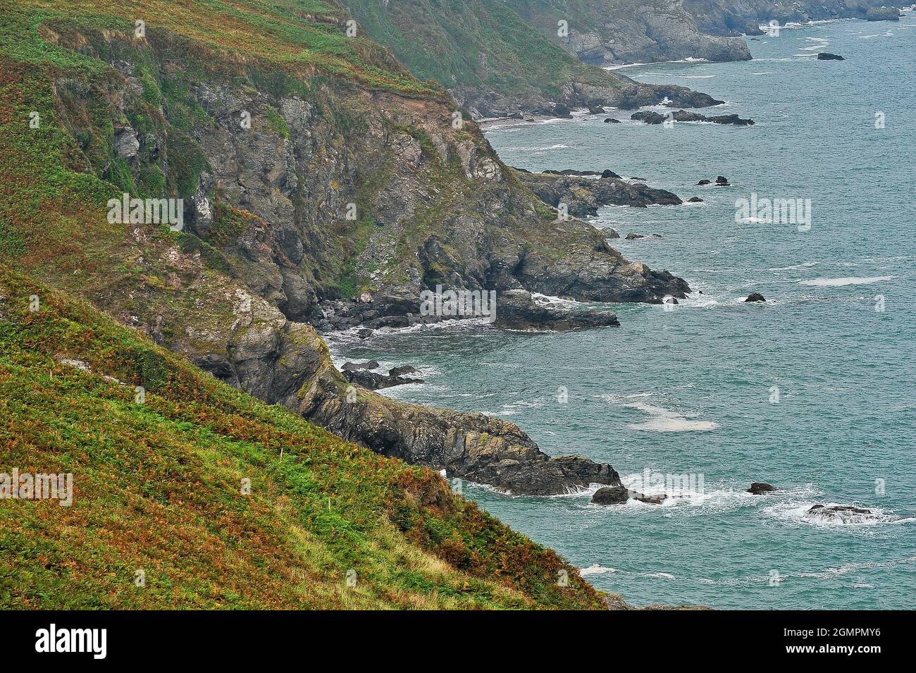 Start Point Coast, Devon Stock Photo - Alamy