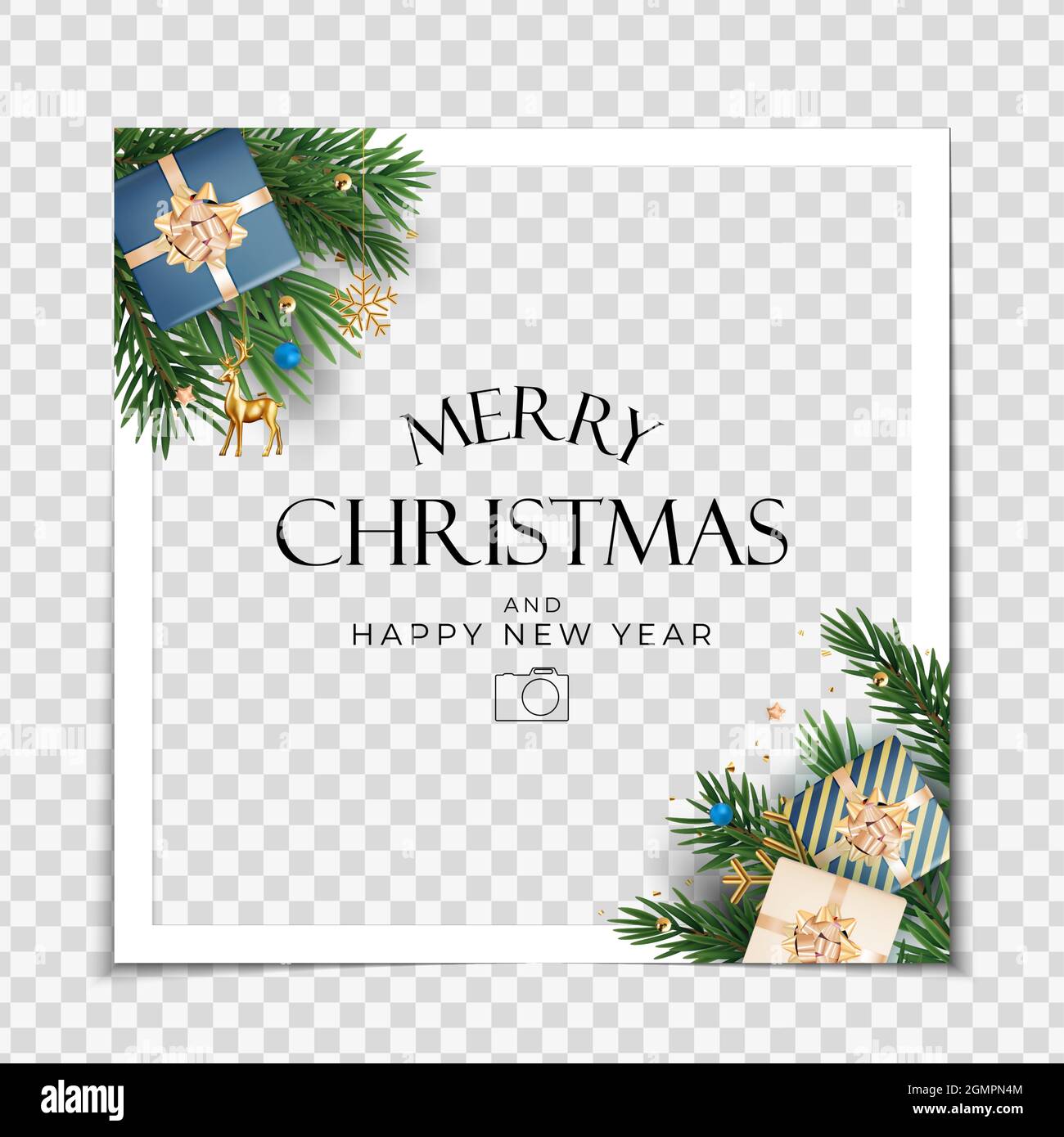 Printable Christmas Party Borders Page 12 | Holiday Borders Vertical