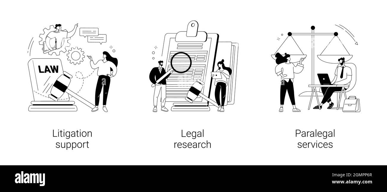 Law firm abstract concept vector illustrations Stock Vector Image & Art ...