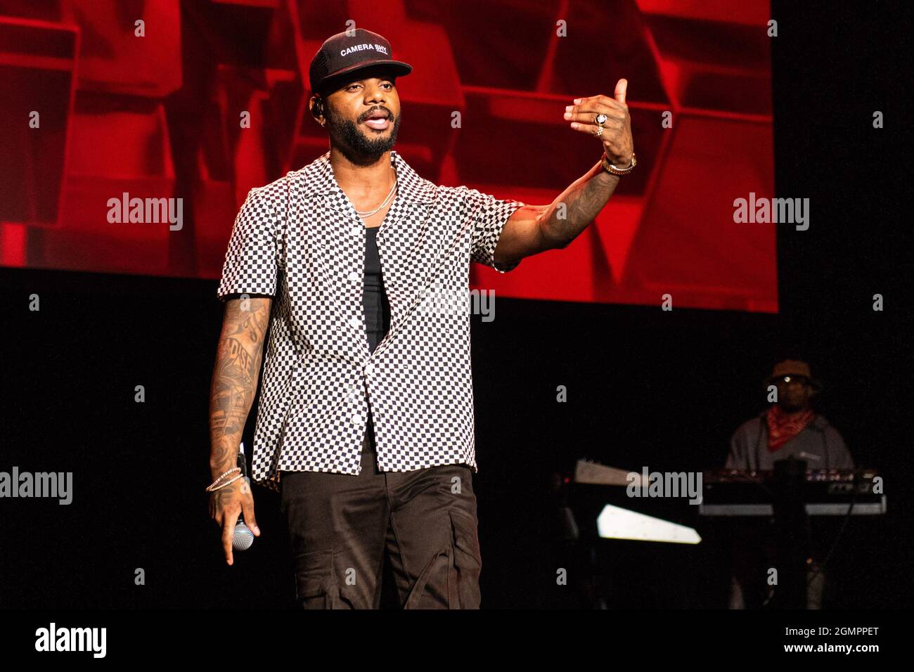 Bryson Tiller performs on Day Two of the Lights on Festival at Concord ...