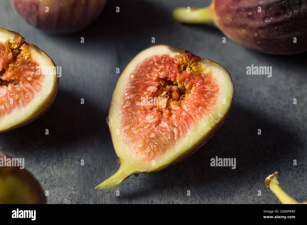 Raw Organic Brown Figs Ready to Eat Stock Photo - Alamy