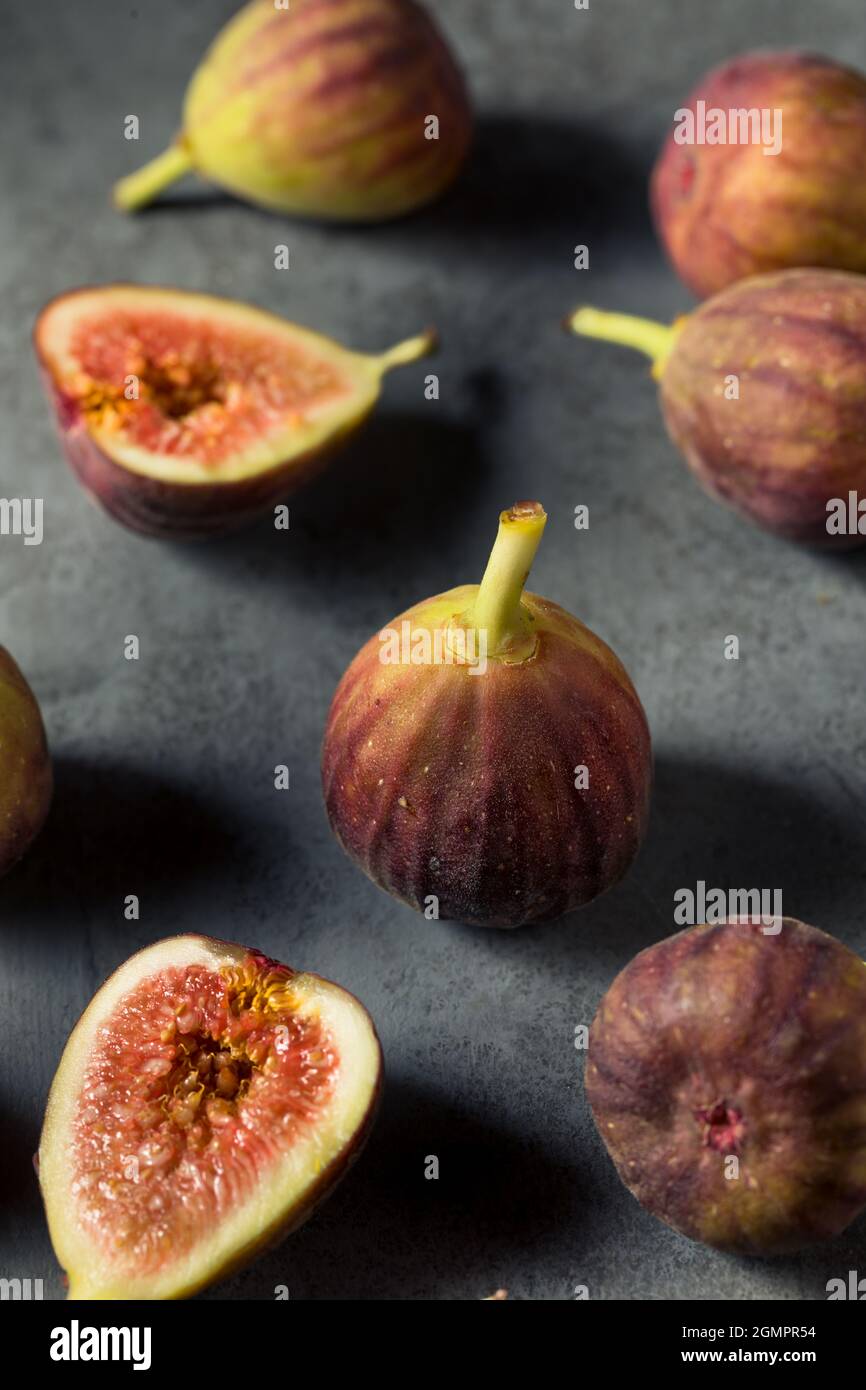 Raw Organic Brown Figs Ready to Eat Stock Photo - Alamy