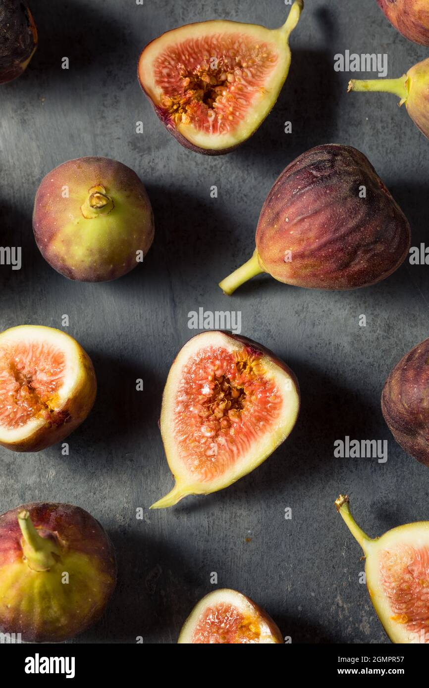 Raw Organic Brown Figs Ready to Eat Stock Photo - Alamy