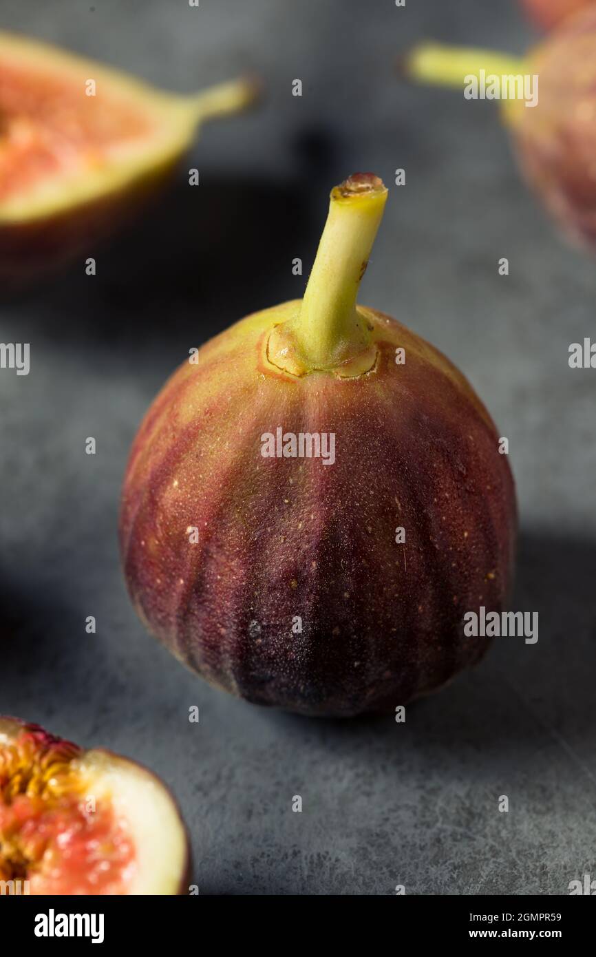 Raw Organic Brown Figs Ready to Eat Stock Photo - Alamy