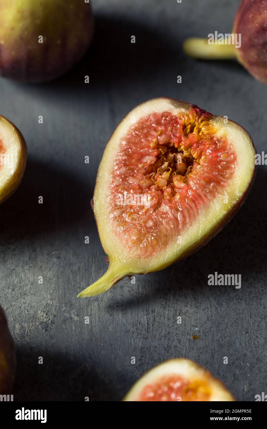 Raw Organic Brown Figs Ready to Eat Stock Photo - Alamy