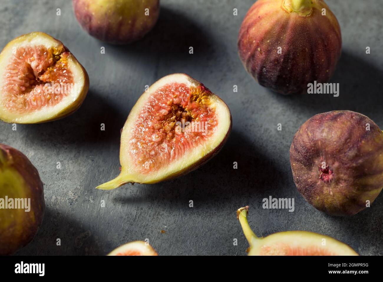 Raw Organic Brown Figs Ready to Eat Stock Photo - Alamy