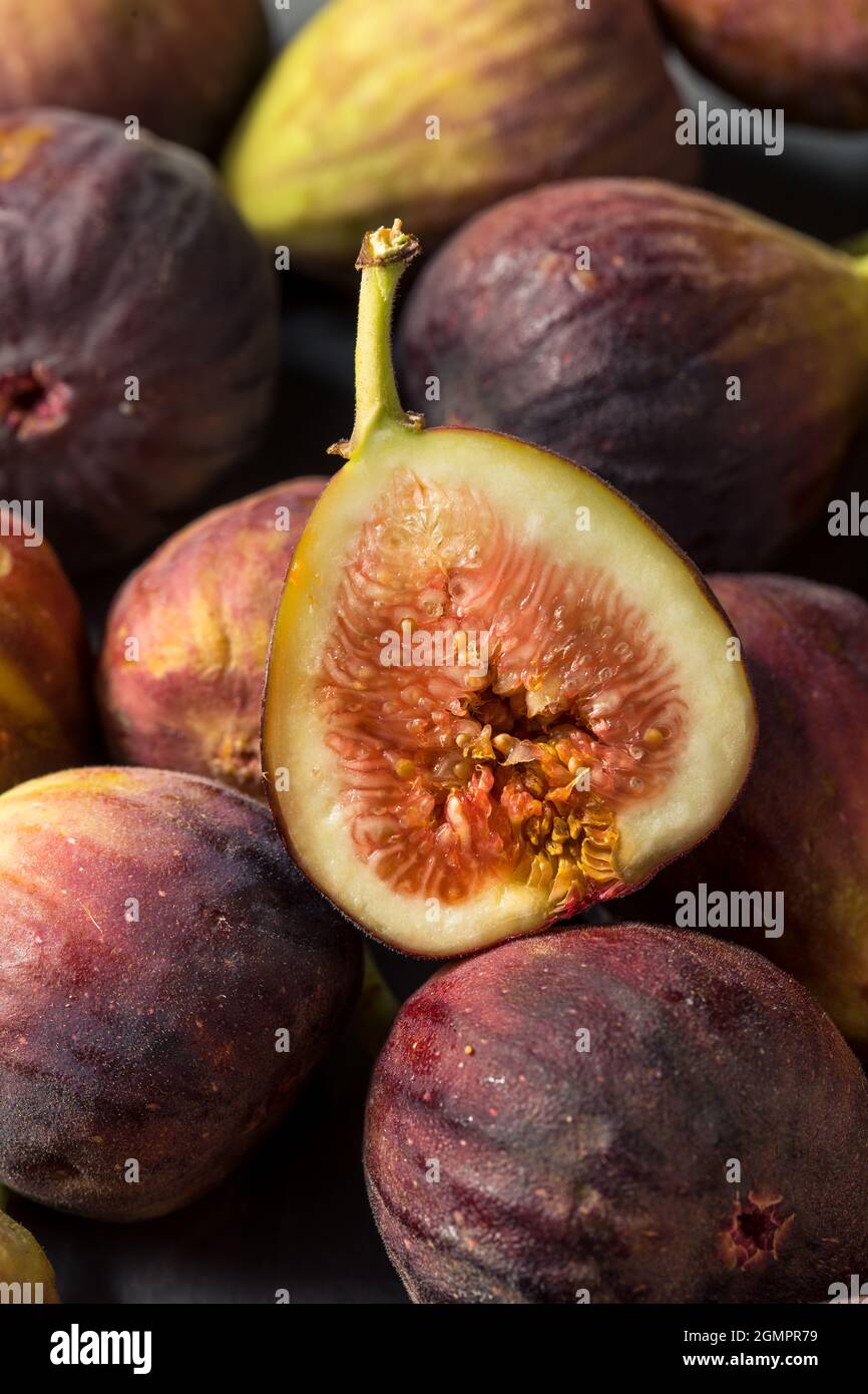 Raw Organic Brown Figs Ready to Eat Stock Photo - Alamy