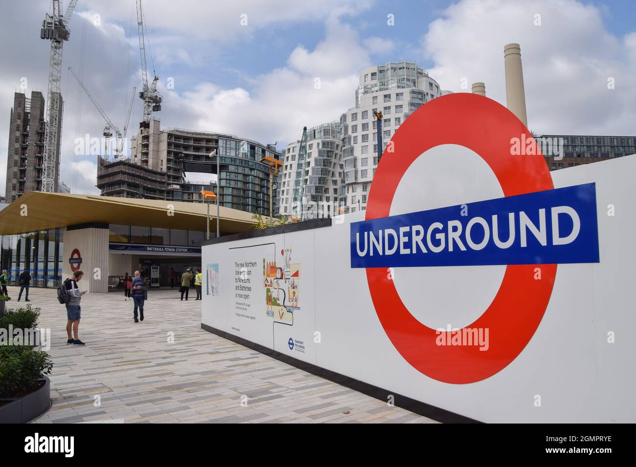 Battersea Power Station, a new London Underground station on the ...