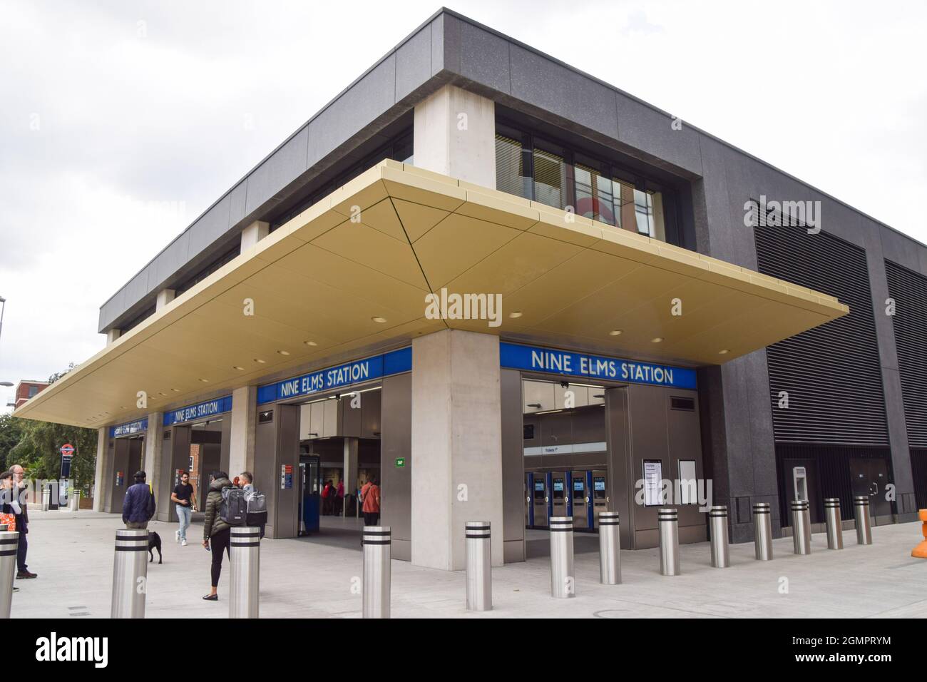 Nine Elms, a new London Underground station on the Northern Line, on ...