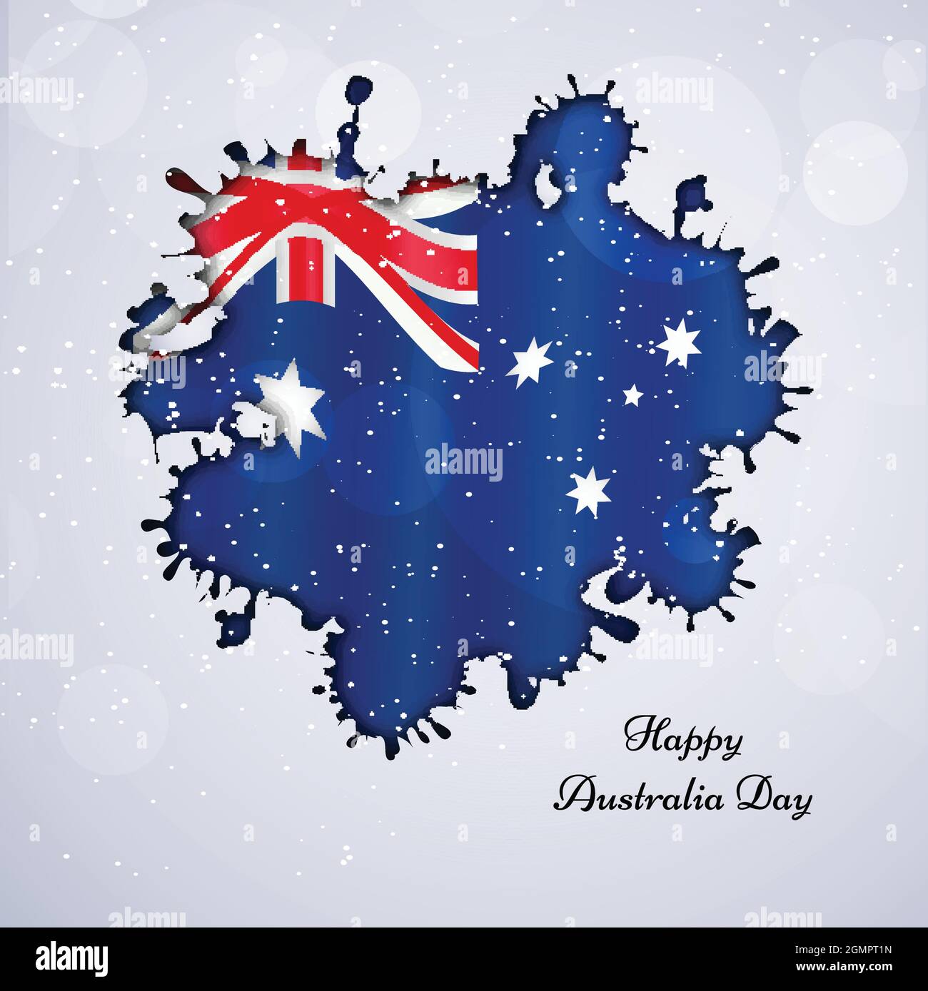 Australia day national flag Stock Vector Images - Alamy