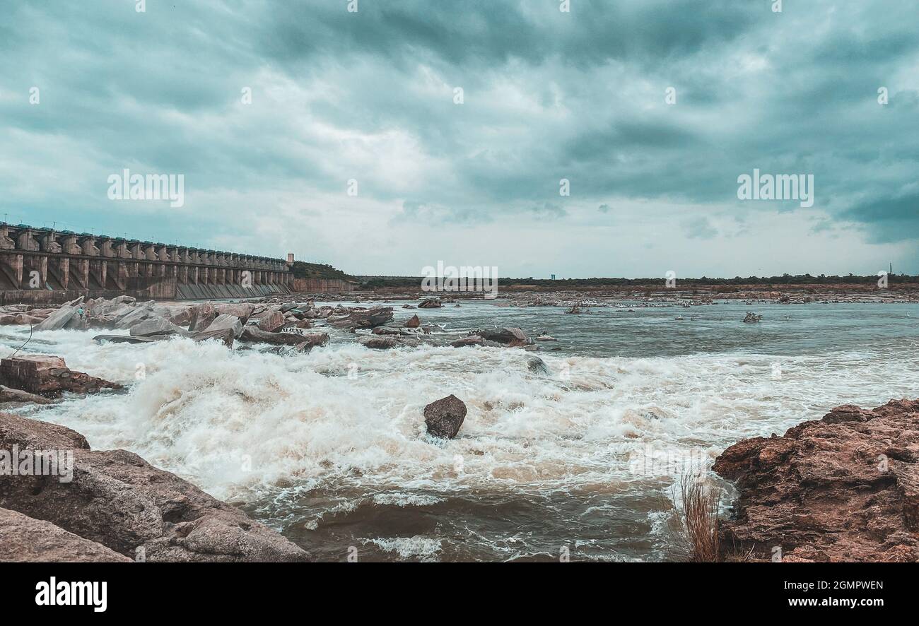 Sriram Sagar Project in India Stock Photo - Alamy