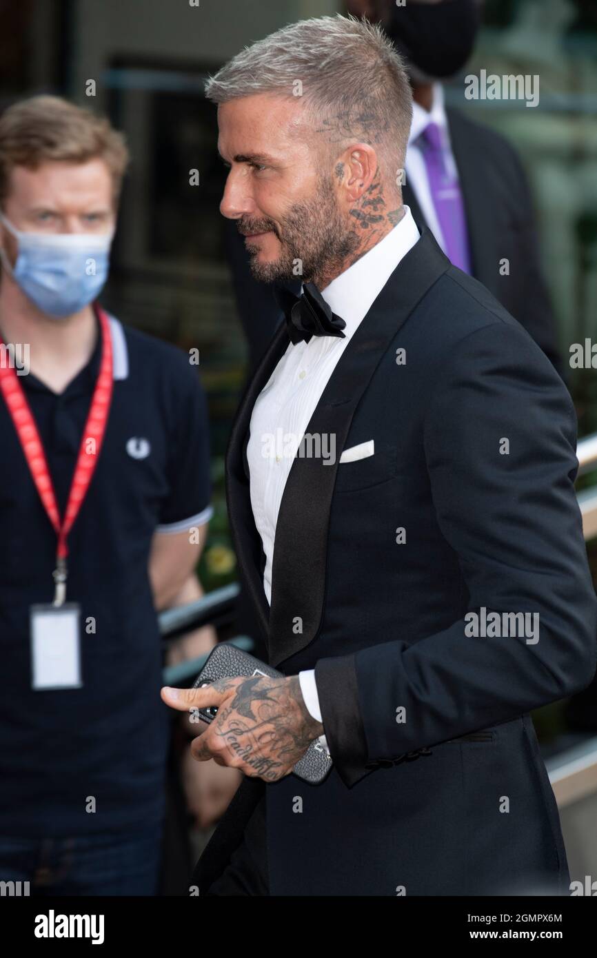 London, UK. David Beckham at the Sun's Who Cares Wins Awards 2021, at ...