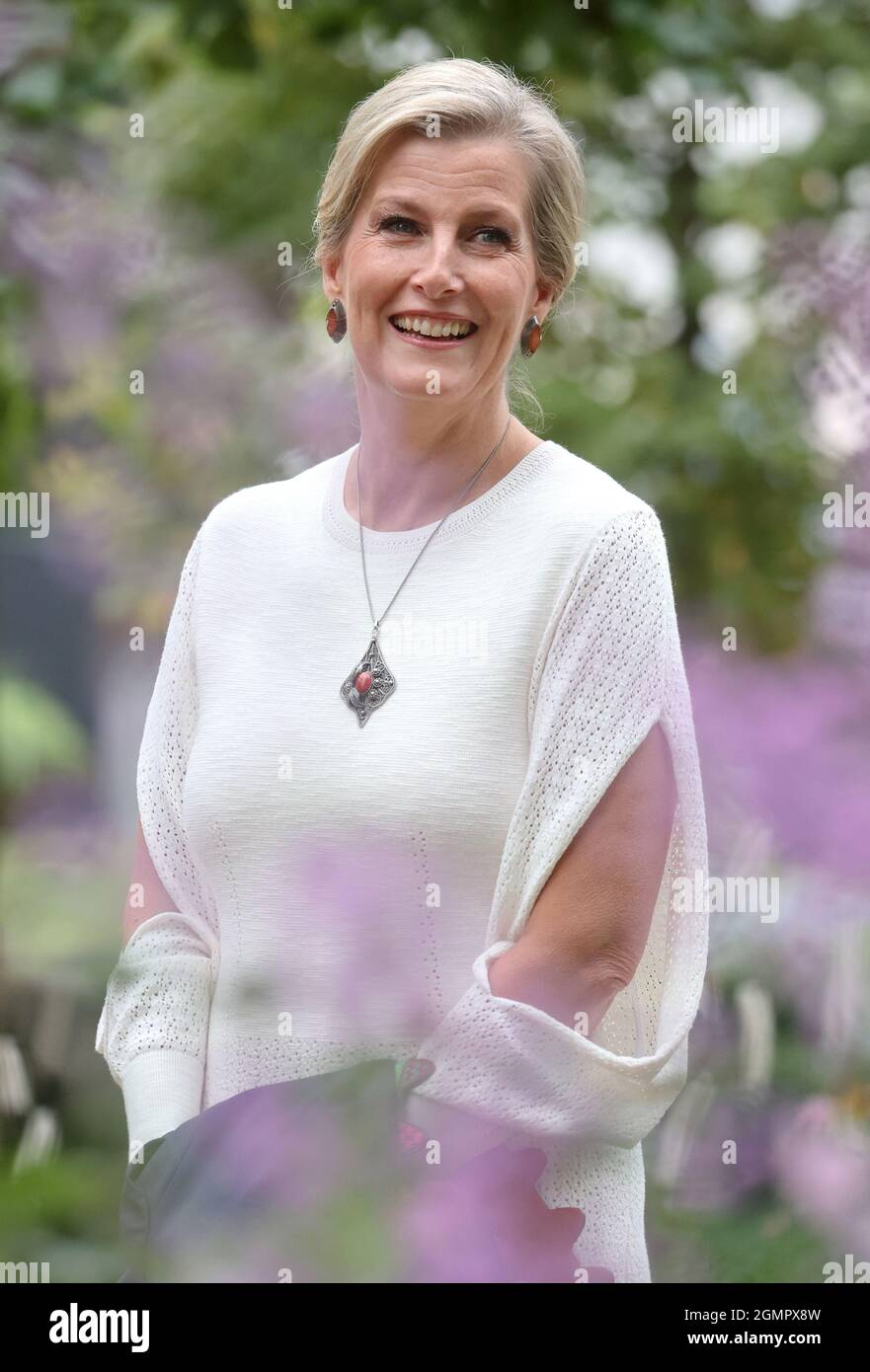 The countess of wessex at the chelsea flower show hi-res stock ...
