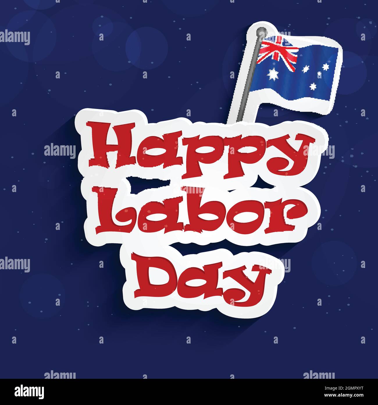 Australia labor day Background Stock Vector Image & Art - Alamy