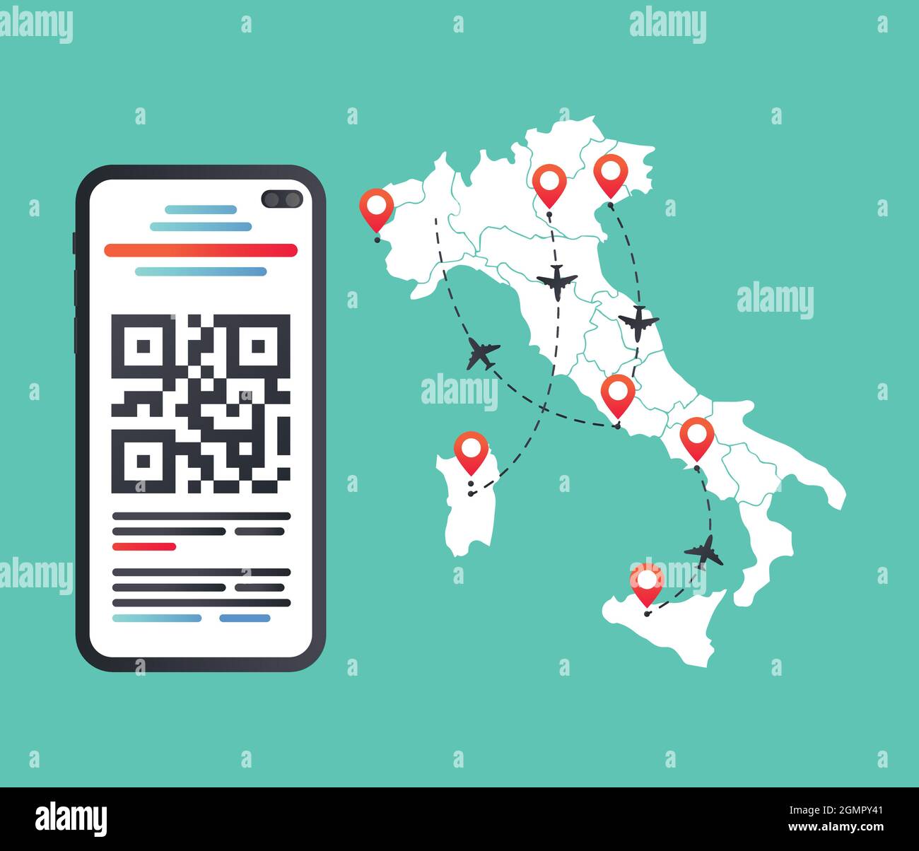 Gateway to italy Stock Vector Images - Alamy