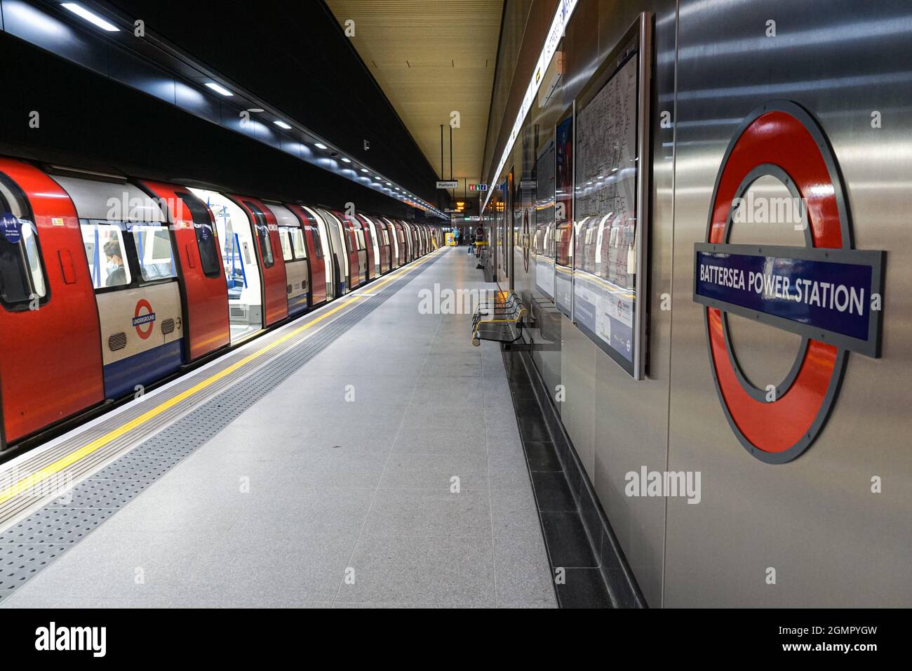 London Underground Battersea Power Station station on the Northern line ...