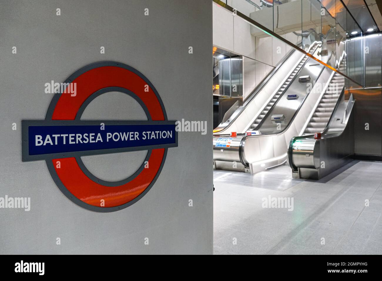 London Underground Battersea Power Station station on the Northern line ...