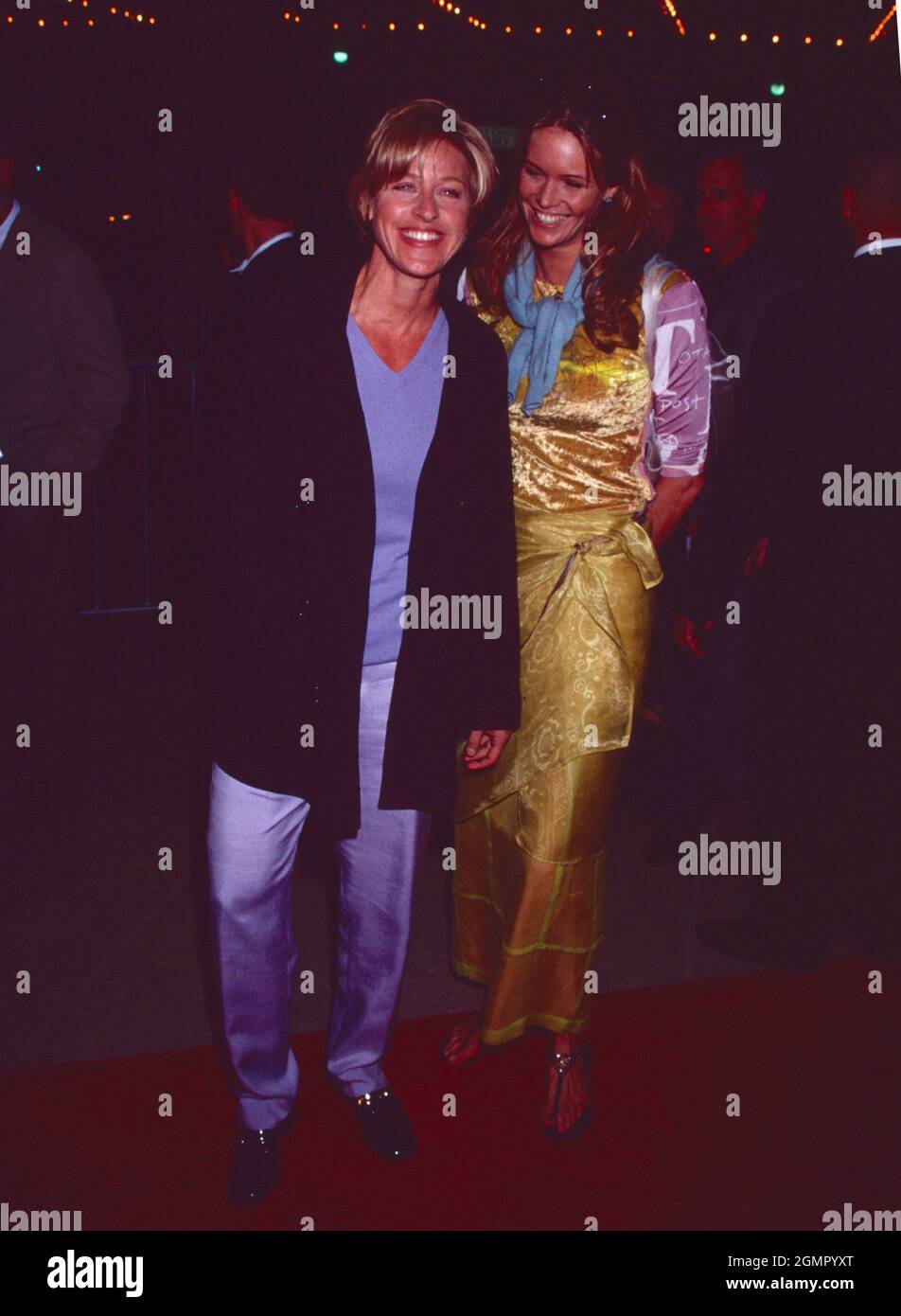Los Angeles.CA.USA. LIBRARY. Ellen DeGeneres arrives with Elle ...