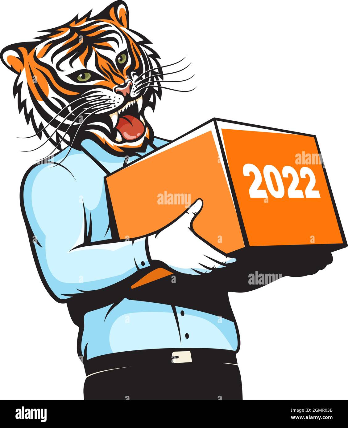 Tiger comic hi-res stock photography and images - Alamy