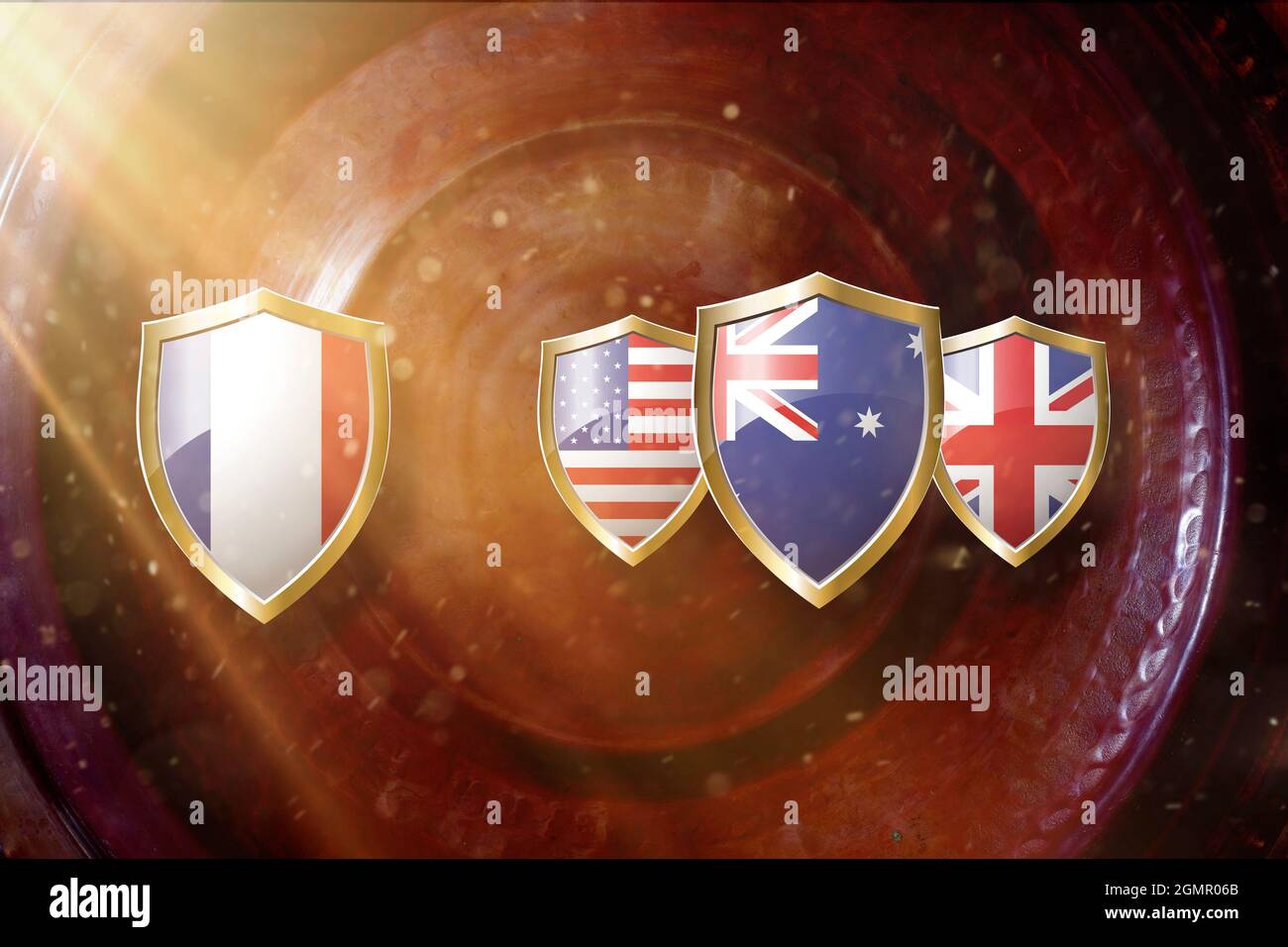 Aukus flag hi-res stock photography and images - Alamy