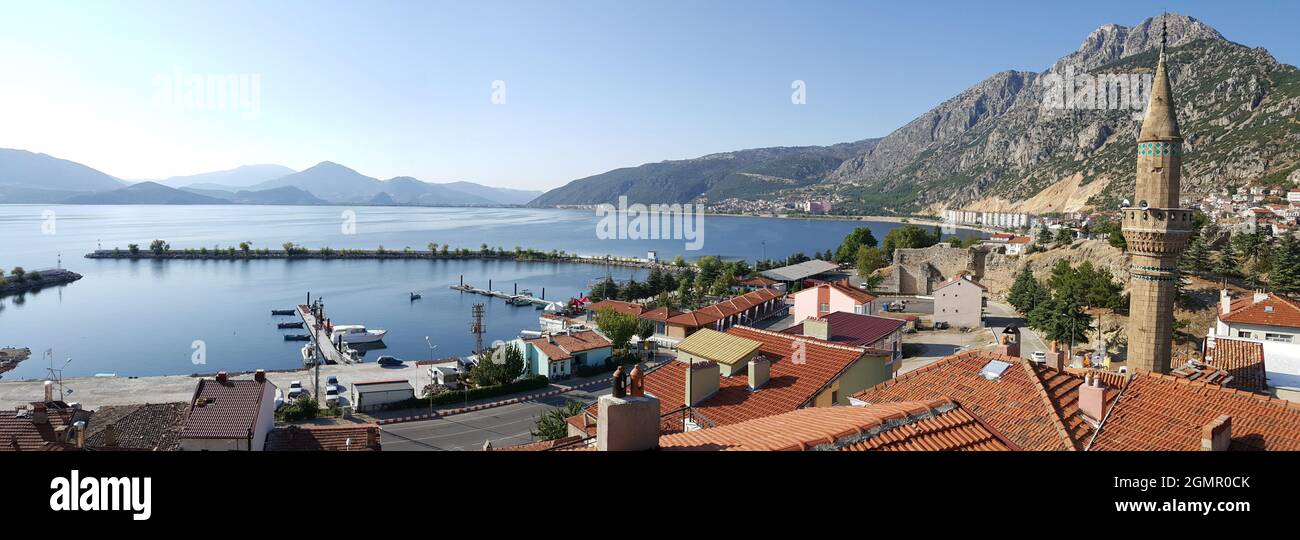 Aerial view of Isparta, Turkey Stock Photo - Alamy