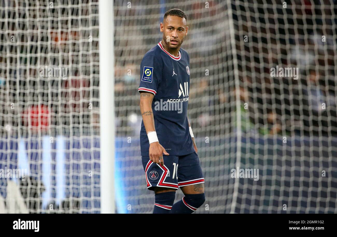 Neymar Jr of PSG during the French championship Ligue 1 football match ...