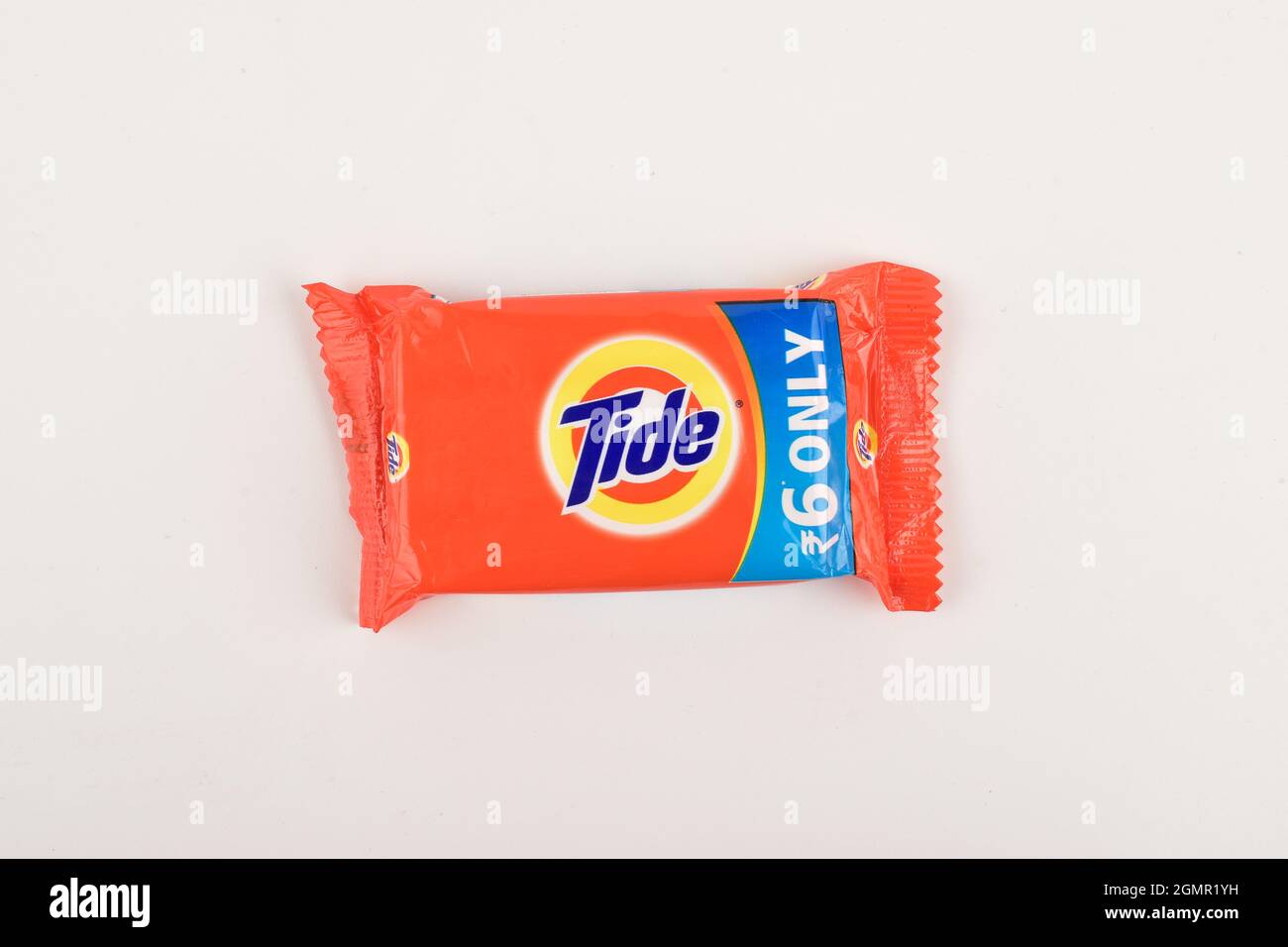New Delhi, India - November 22, 2020 : Tide Soap on white background ...