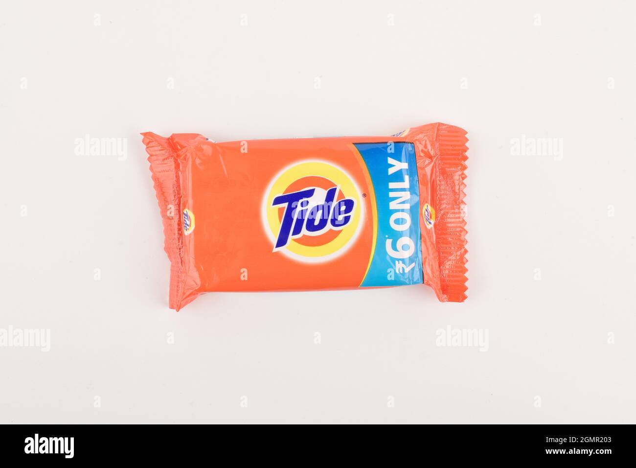 New Delhi, India - November 22, 2020 : Tide Soap on white background ...