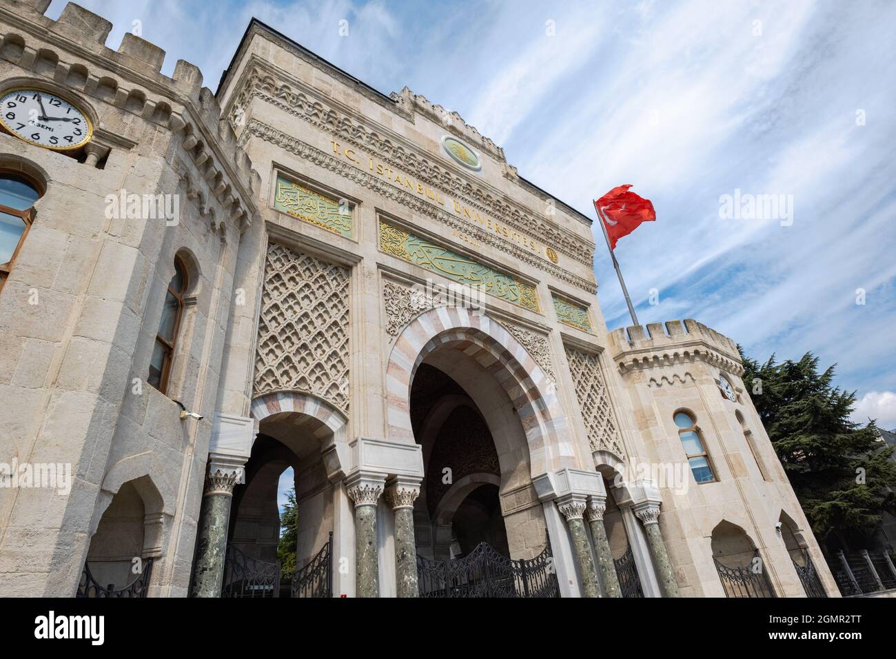 Istanbul, Turkey - September 2021: Istanbul University main entrance ...