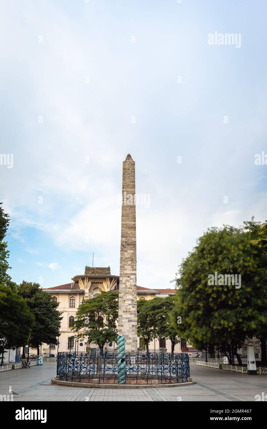 Walled Obelisk, or Masonry Obelisk, a Roman monument in the form of an ...