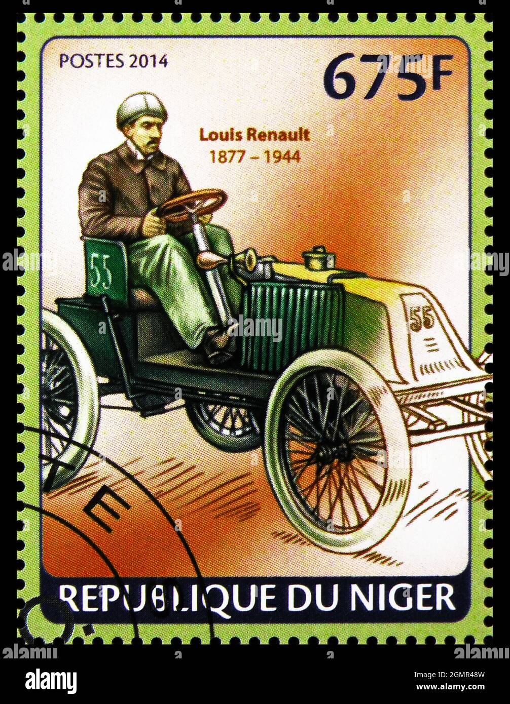 MOSCOW, RUSSIA - JULY 31, 2021: Postage stamp printed in Niger shows ...