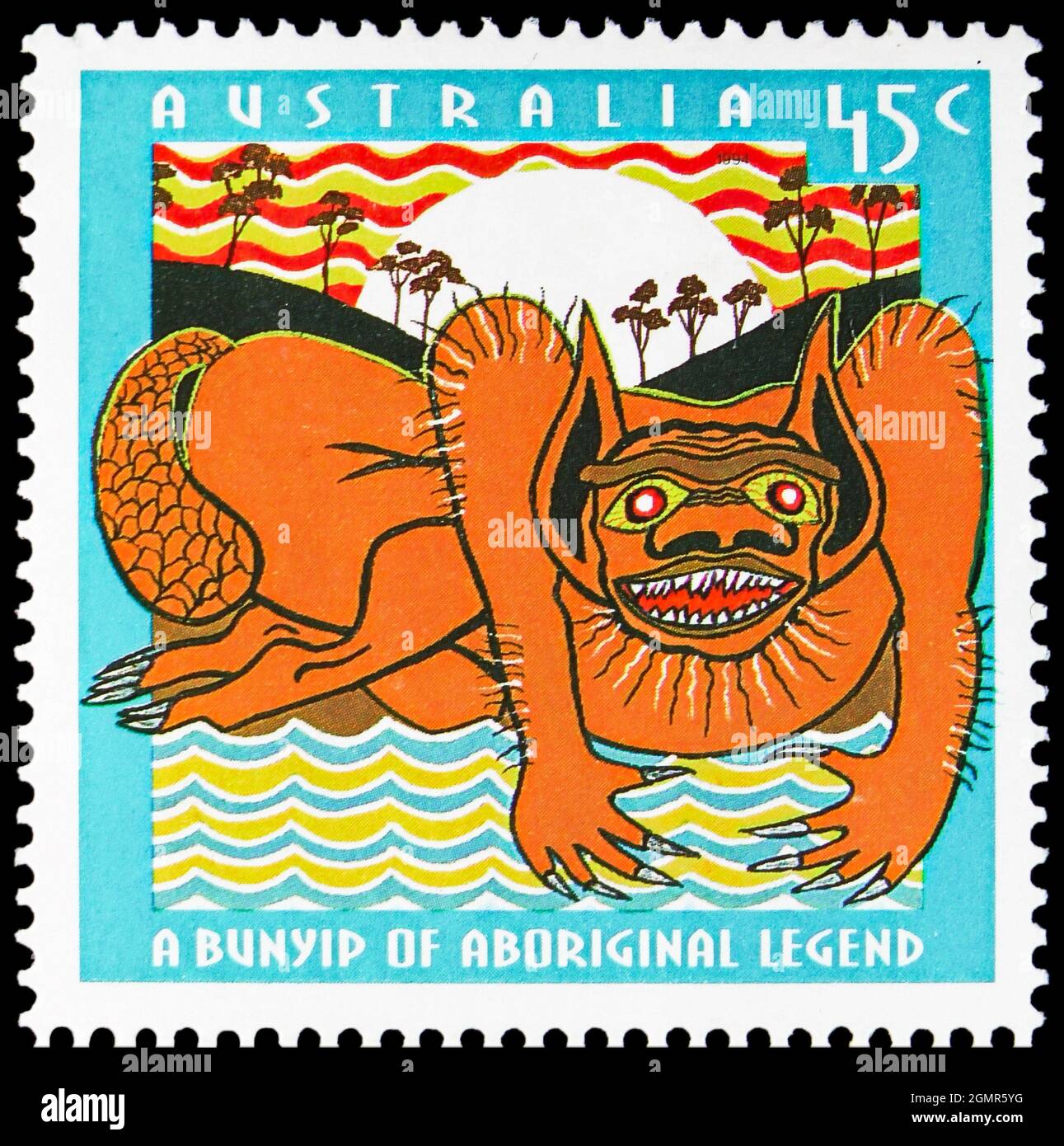 MOSCOW, RUSSIA - JULY 31, 2021: Postage stamp printed in Australia ... MOSCOW, RUSSIA - JULY 31, 2021: Postage stamp printed in Australia ...