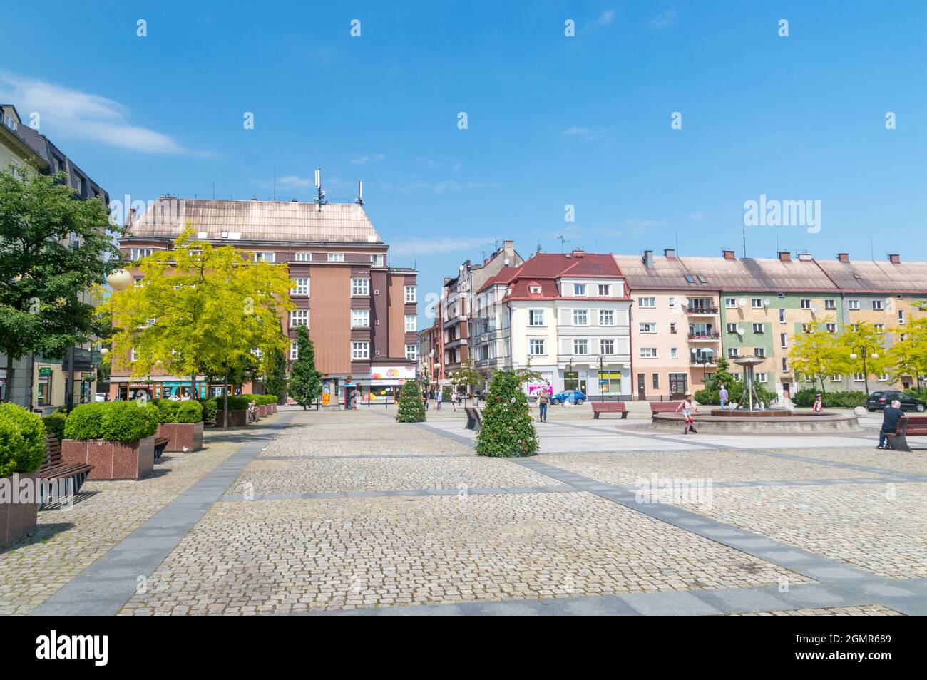 Cesky Tesin, Czech Republic - June 5, 2021: Czechoslovak Army Square ...